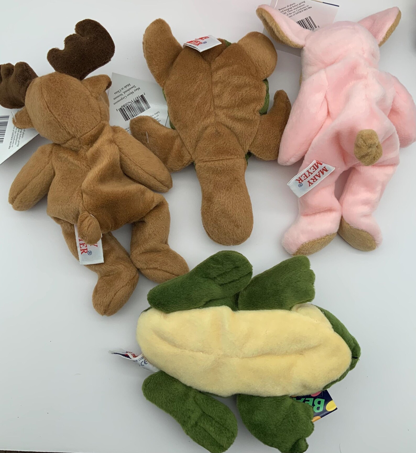 Vintage Mary Meyer BEANERS 7 Different Assorted Plushies LIKE NEW 1990s ...