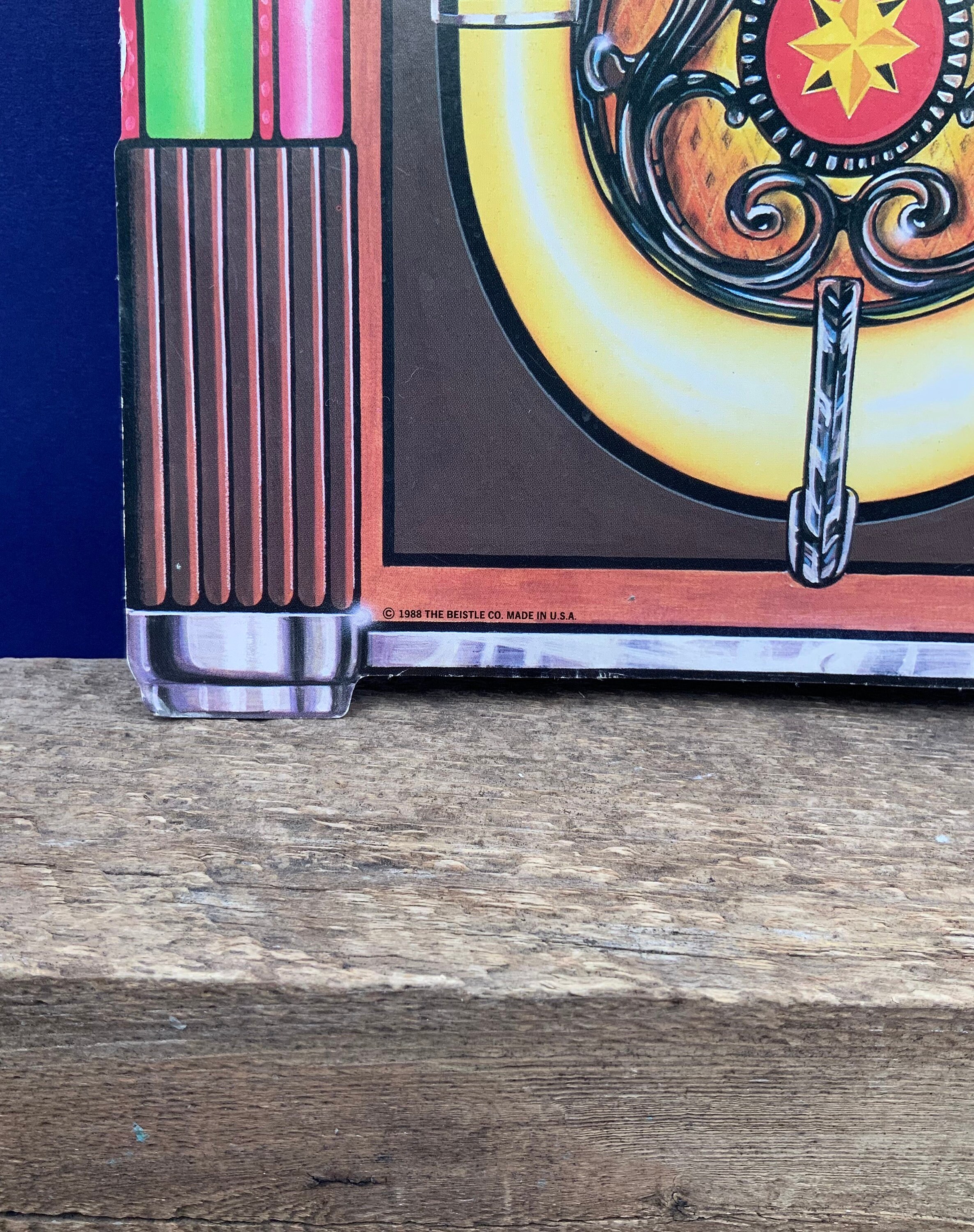 1988 Beistle Rock & Roll Jukebox Paper Litho - Etsy