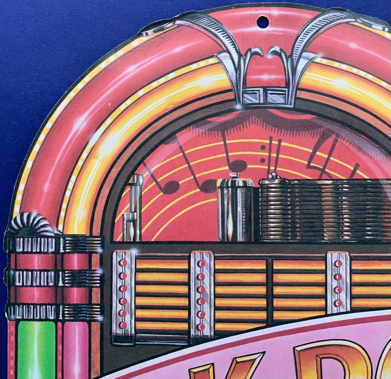 1988 Beistle Rock & Roll Jukebox Paper Litho - Etsy
