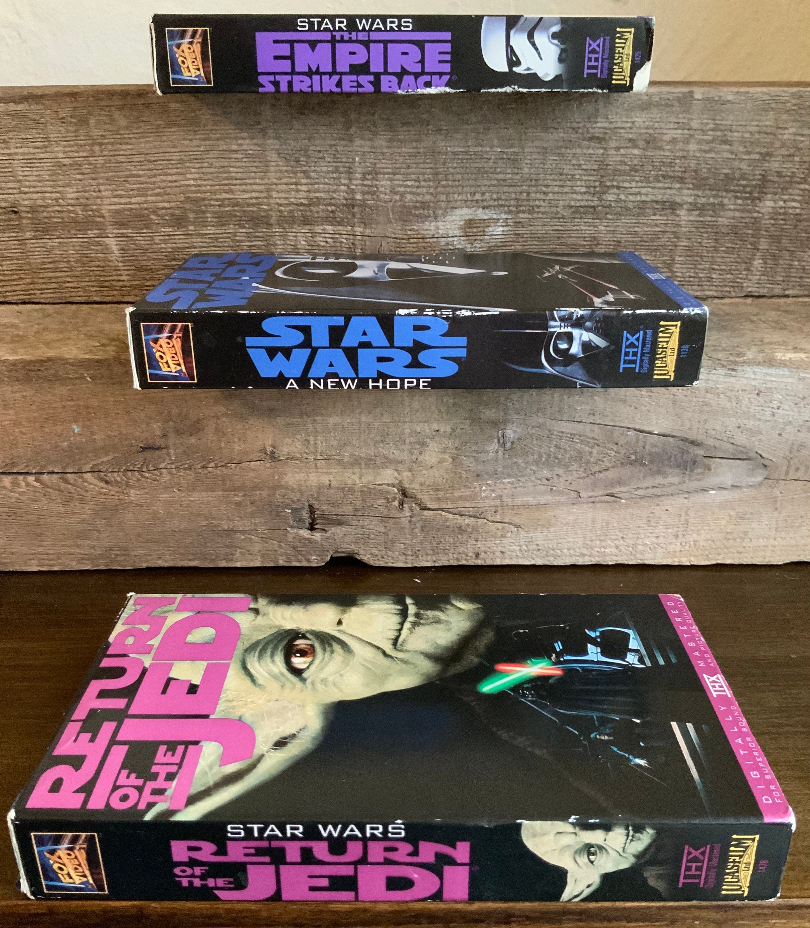 VHS Star Wars Original/unaltered Trilogy - Etsy VHS Star Wars Original/unaltered Trilogy - Etsy