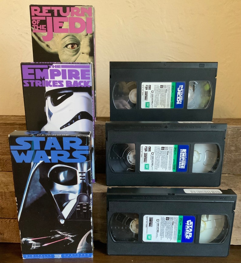 VHS Star Wars Original/unaltered Trilogy - Etsy VHS Star Wars Original/unaltered Trilogy - Etsy