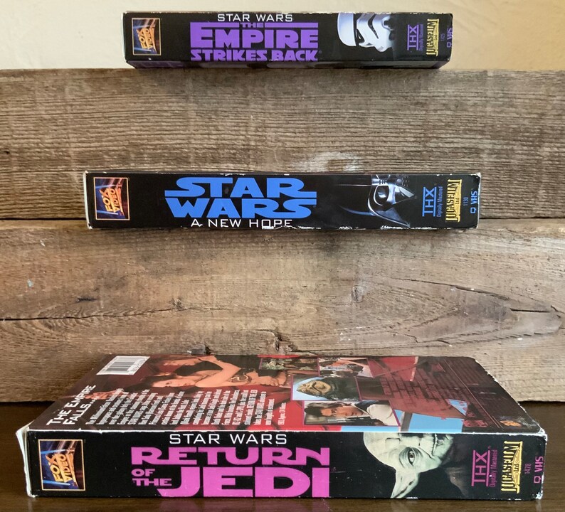 VHS Star Wars Original/unaltered Trilogy - Etsy VHS Star Wars Original/unaltered Trilogy - Etsy