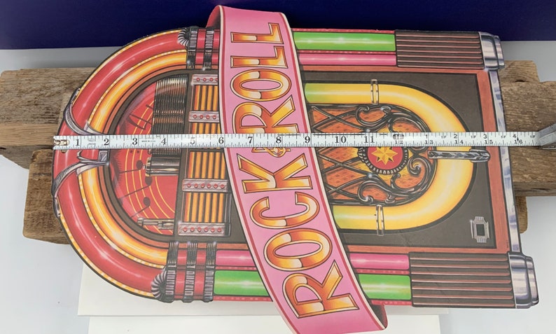 1988 Beistle Rock & Roll Jukebox Paper Litho - Etsy