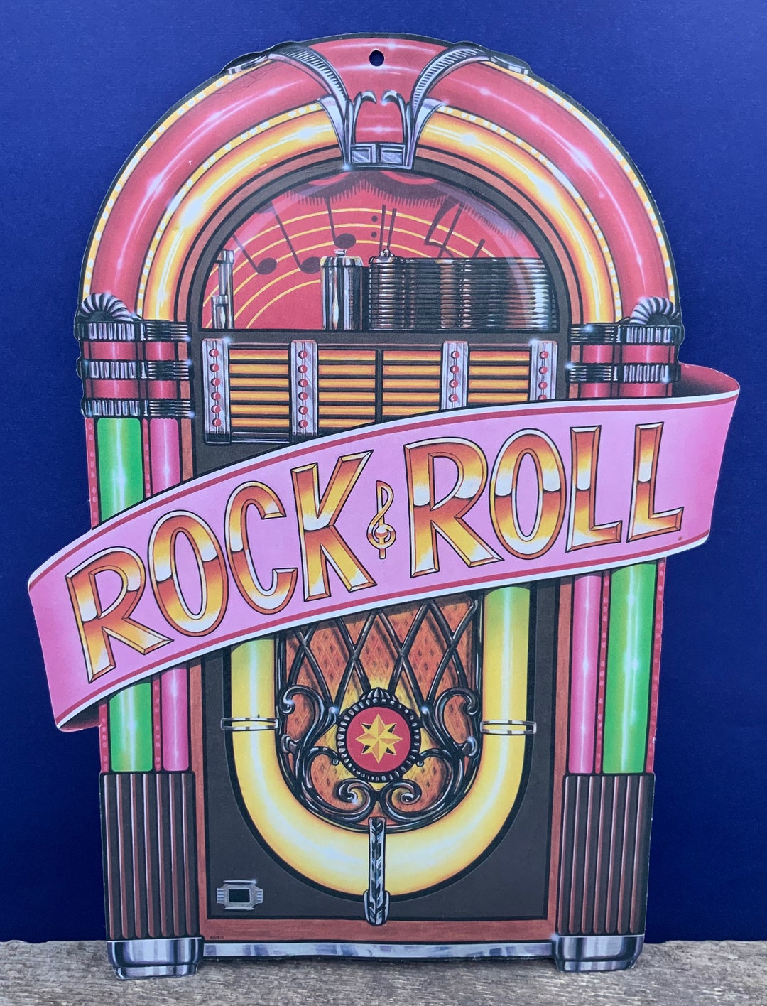 1988 Beistle Rock & Roll Jukebox Paper Litho - Etsy