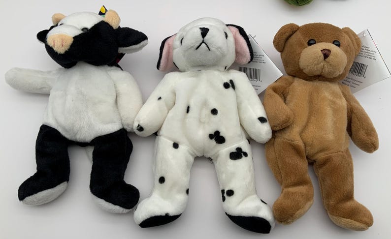 Vintage Mary Meyer BEANERS 7 Different Assorted Plushies LIKE NEW 1990s ...