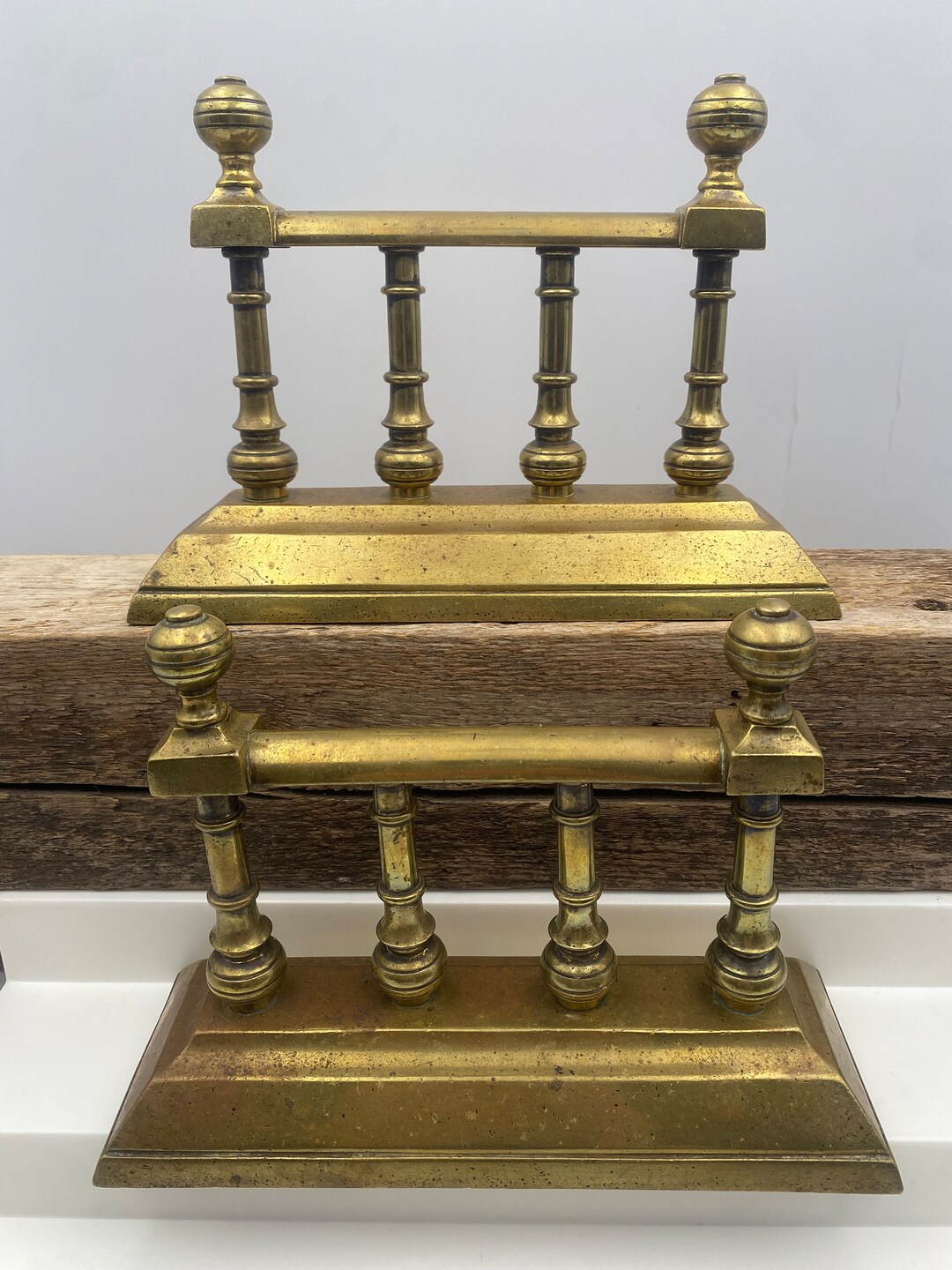 19th Century Bronze Fire-dogs - Etsy