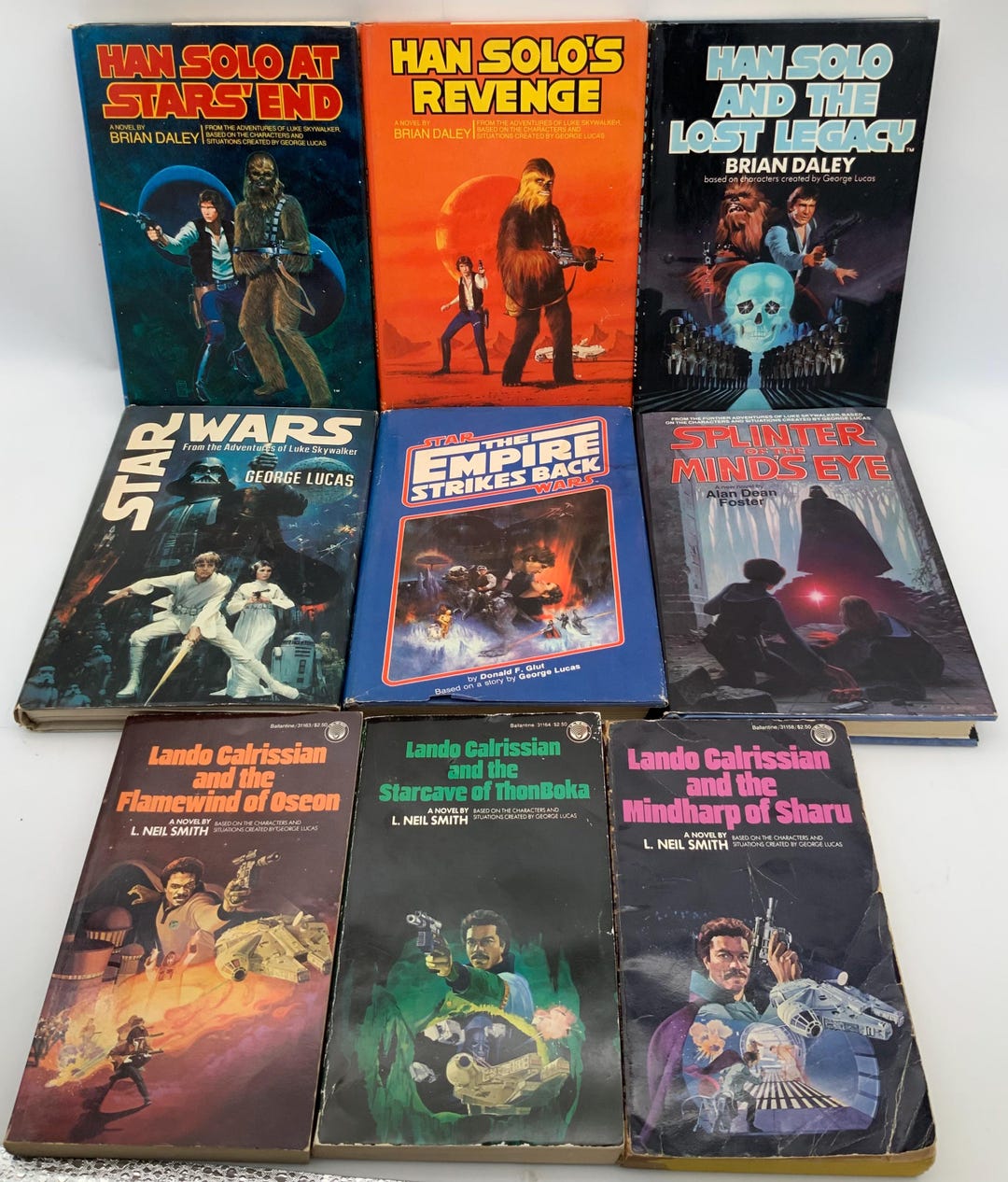 Star Wars Book Bundle 1970s/80s 8pcs - Etsy