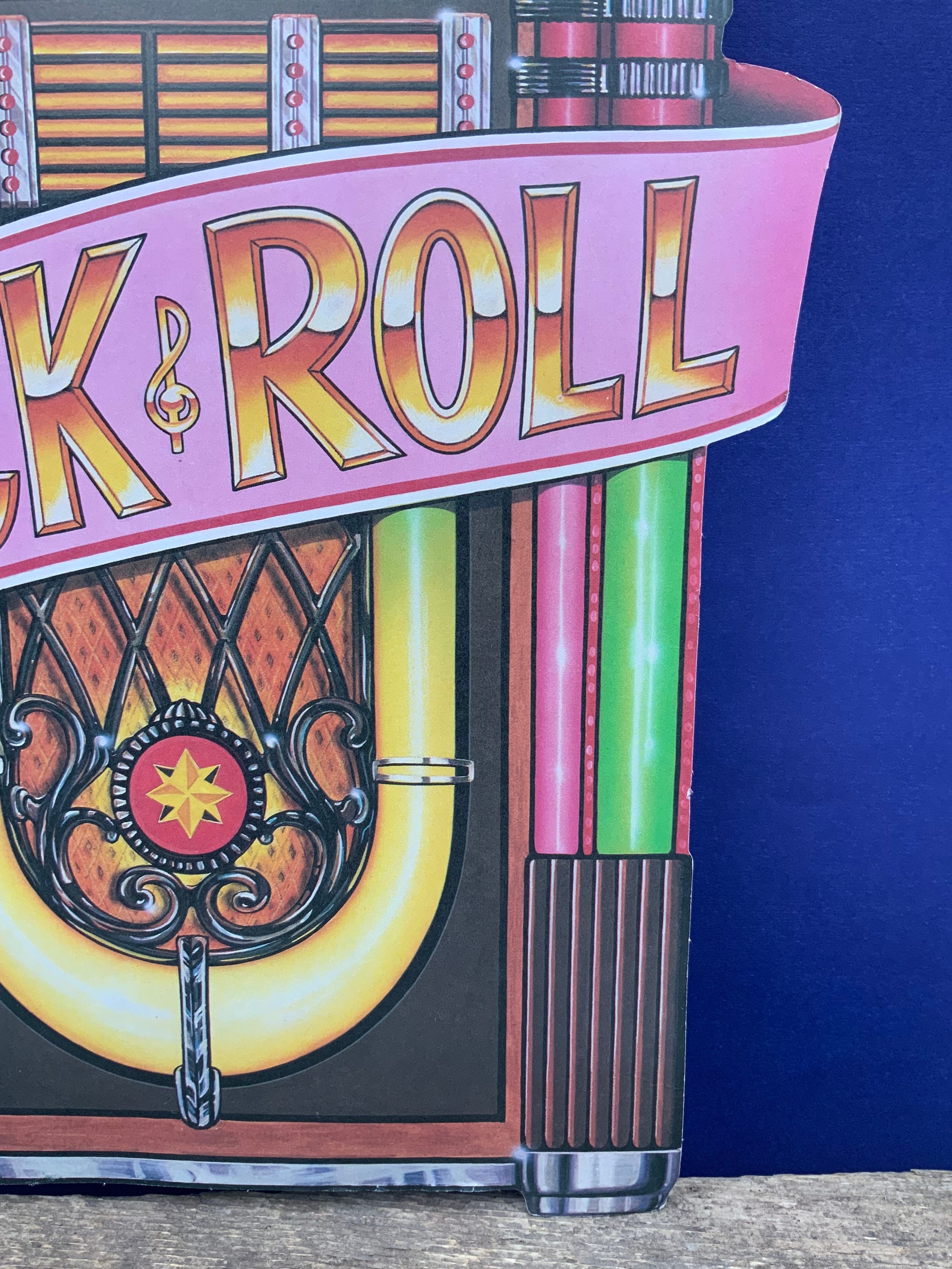 1988 Beistle Rock & Roll Jukebox Paper Litho - Etsy
