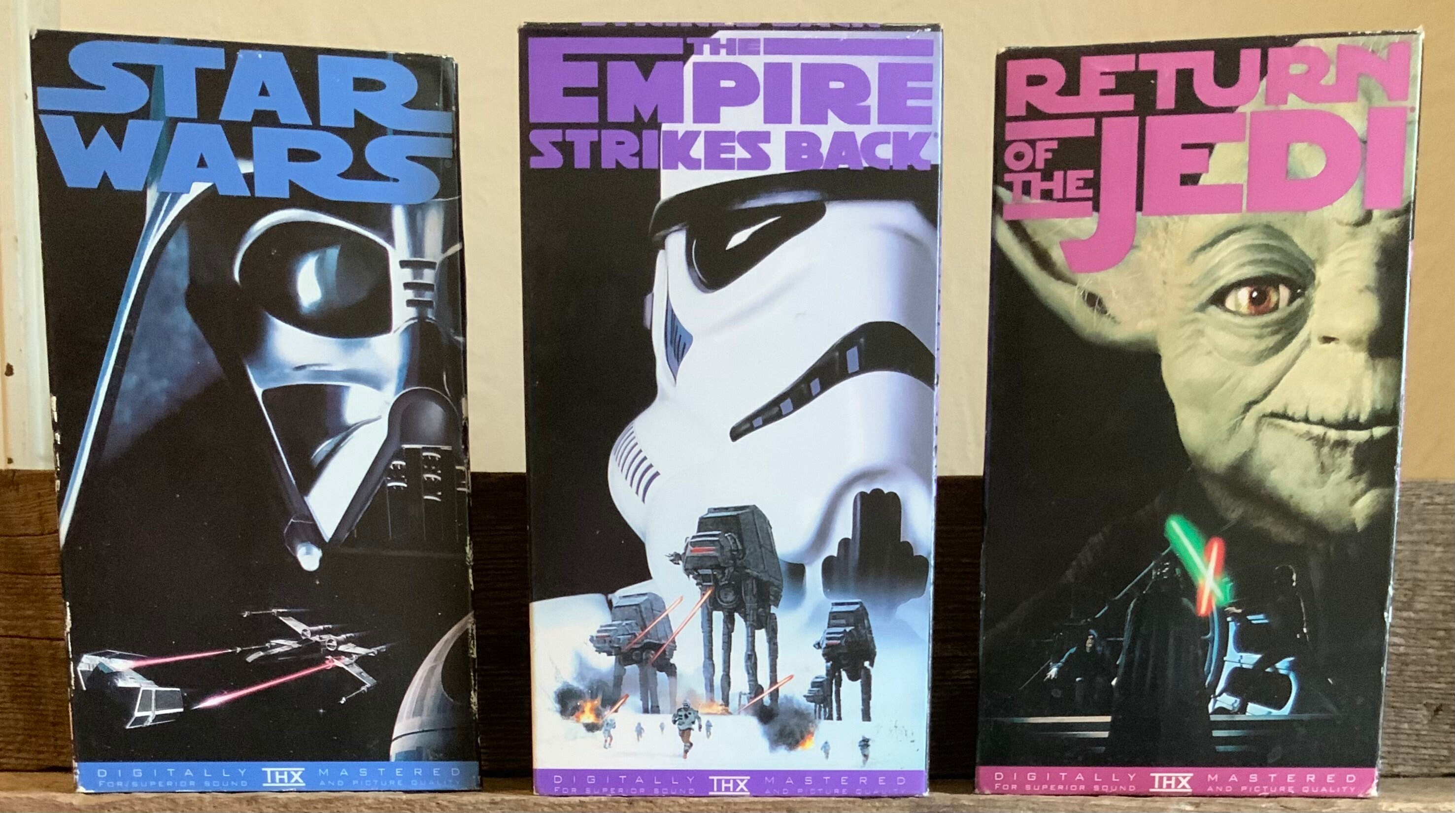 VHS Star Wars Original/unaltered Trilogy - Etsy VHS Star Wars Original/unaltered Trilogy - Etsy