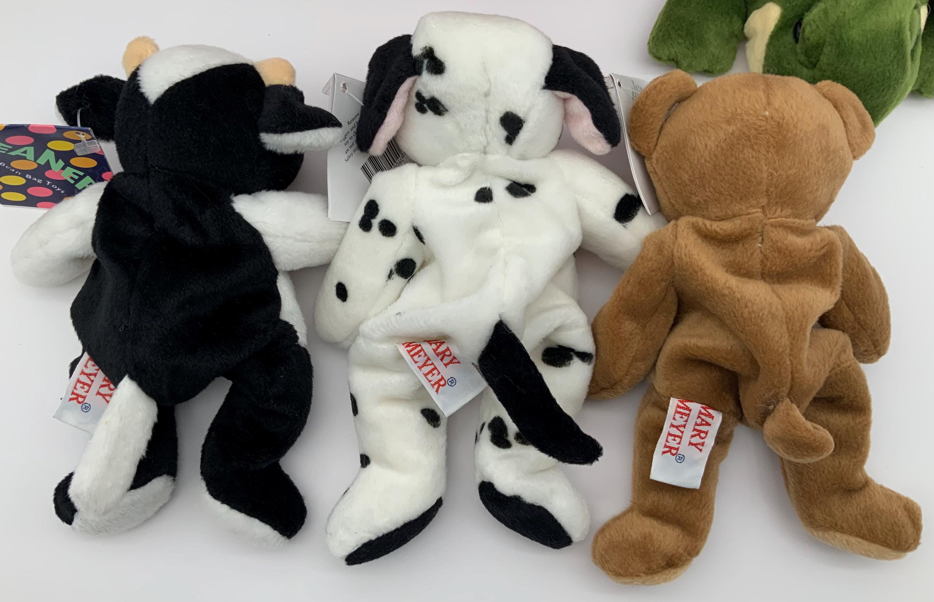 Vintage Mary Meyer BEANERS 7 Different Assorted Plushies LIKE NEW 1990s ...