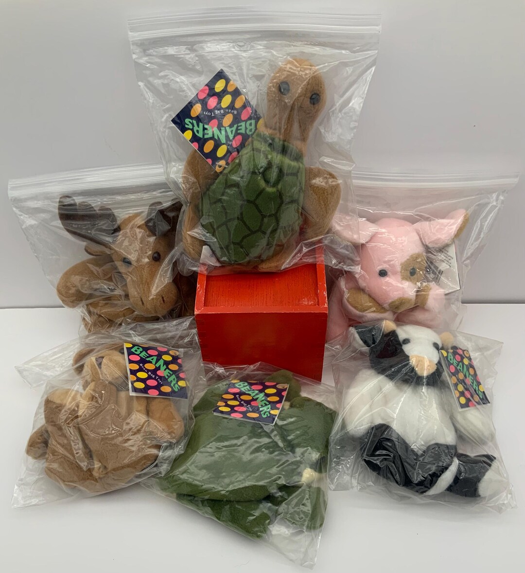 Vintage Mary Meyer BEANERS 6 Plushies. - Etsy