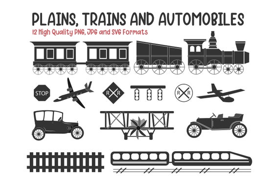 Planes Trains And Automobiles Clipart