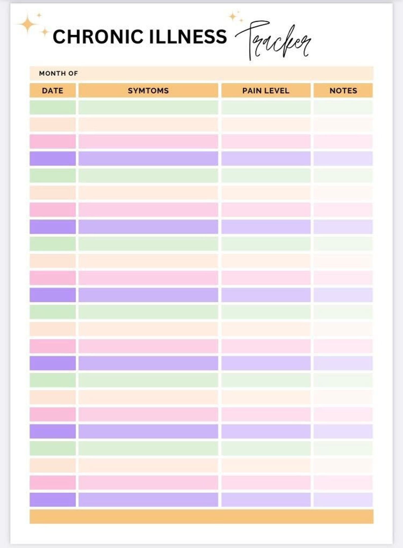 Chronic Illness Health Care Planner, Medical Information Binder ...