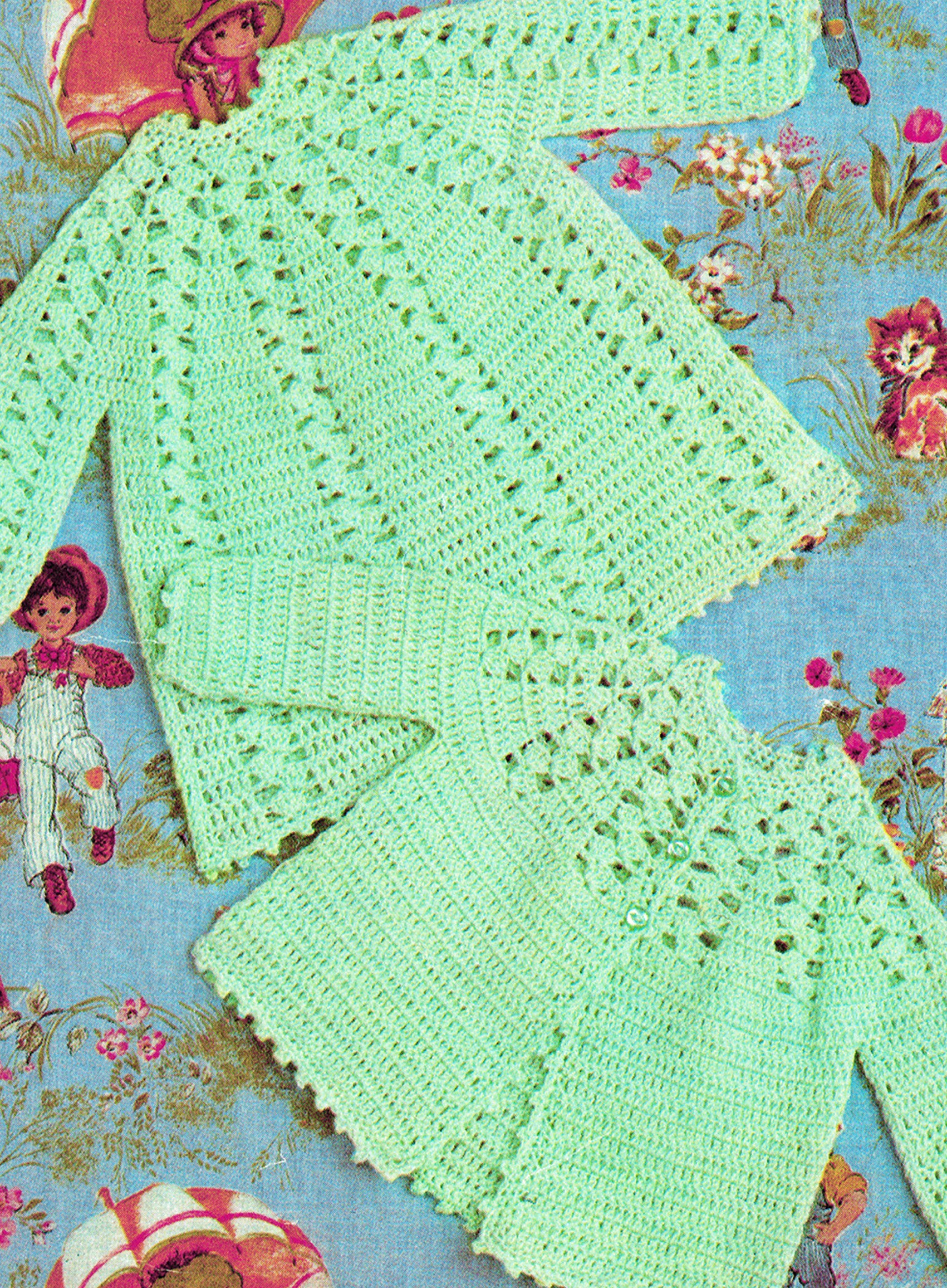 PDF Vintage Baby Girl Crochet Pattern Summer Dress Sngel Top Matinee ...