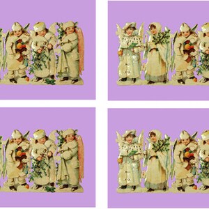 Digital Download Victorian Style Xmas Scrapbooking Cardmaking Motif PDF ...