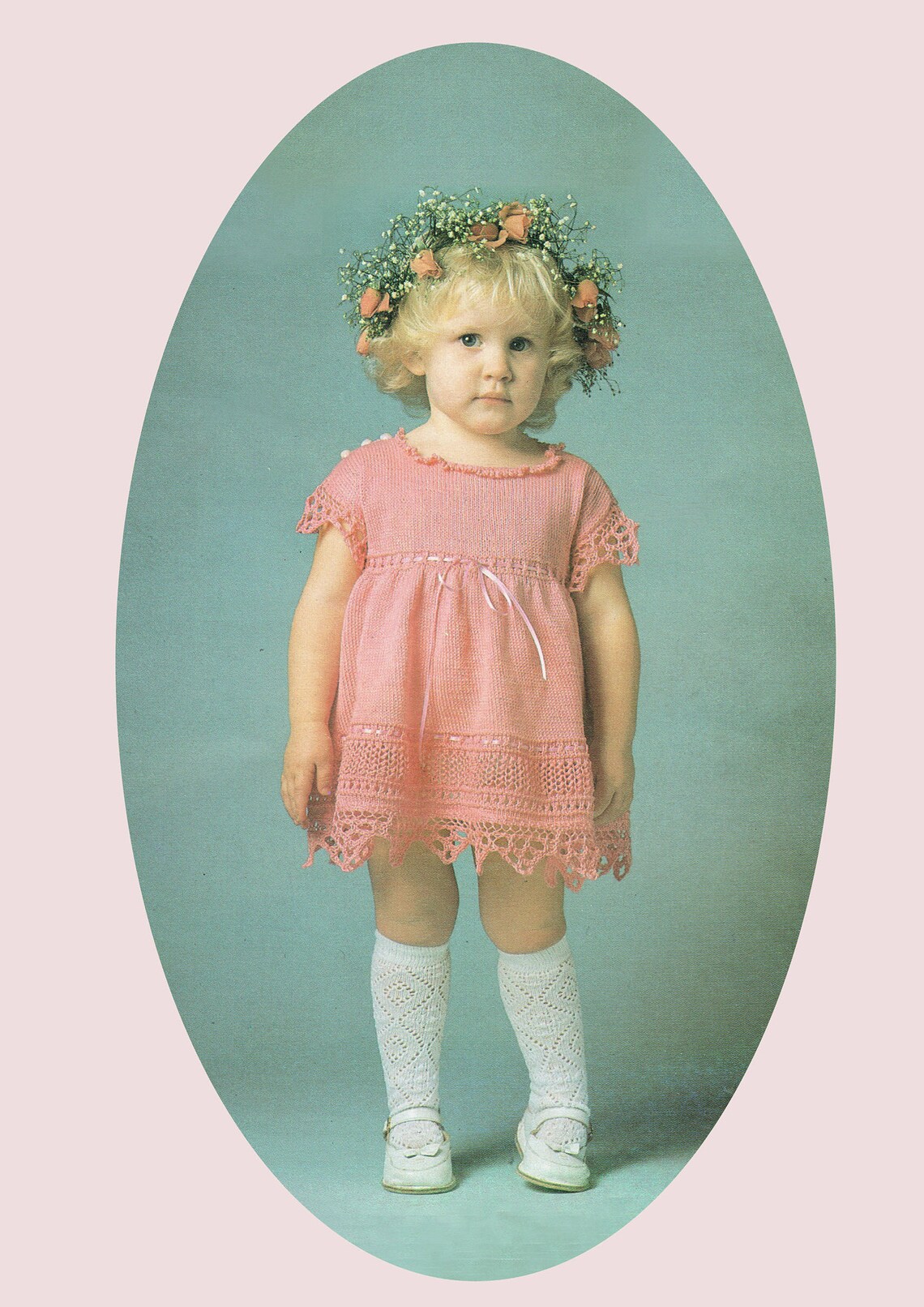 PDF Baby Girl Dress Knitting Pattern Brides Maid Faery Woodland 1920s ...