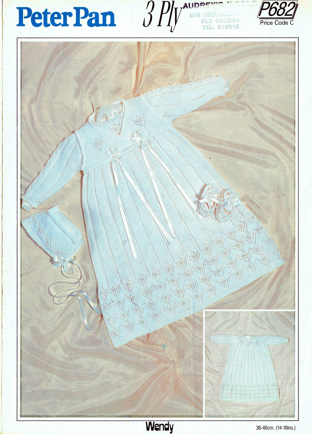 PDF Vintage Baby Christening Dress Knitting Pattern Victorian Regency ...