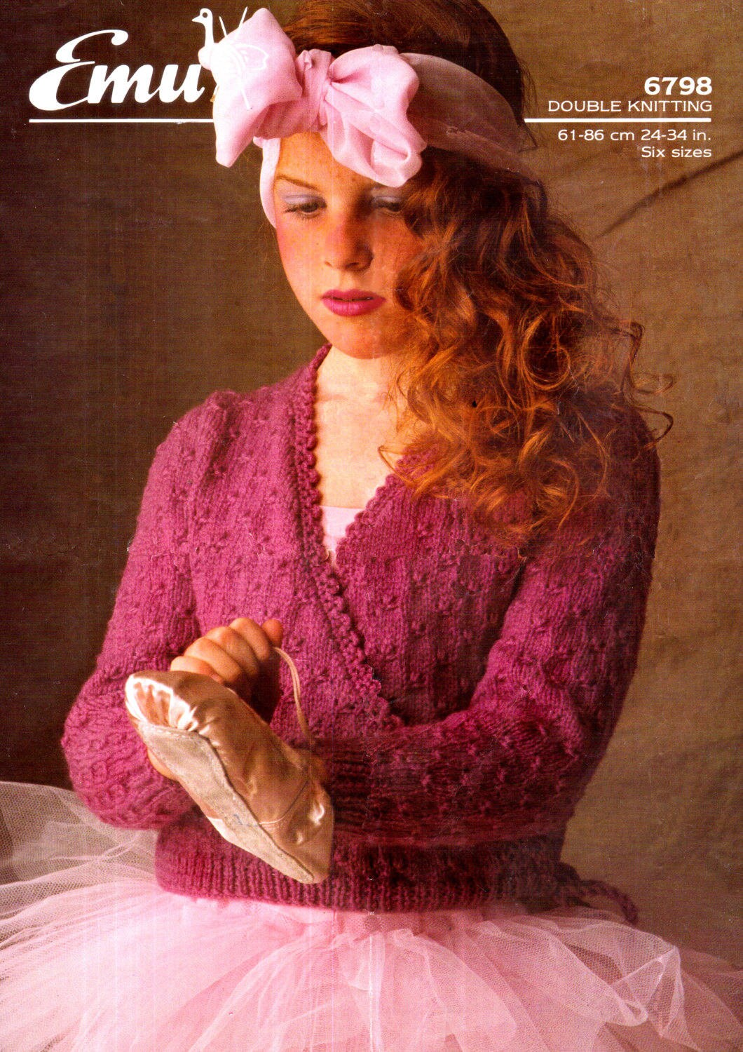 PDF Girl Ballet Top Knitting Pattern, Ladies, Fairytale Princess, Wrap ...