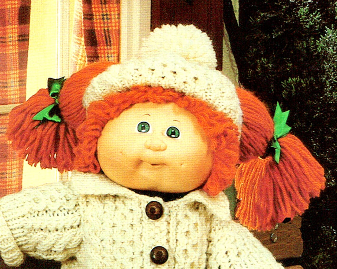 PDF Vintage Cabbage Patch Kids Dolls Clothes Knitting Pattern - Etsy