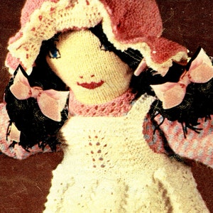 PDF Tall Victorian Style Rag Doll & Doll Clothes Knitting - Etsy