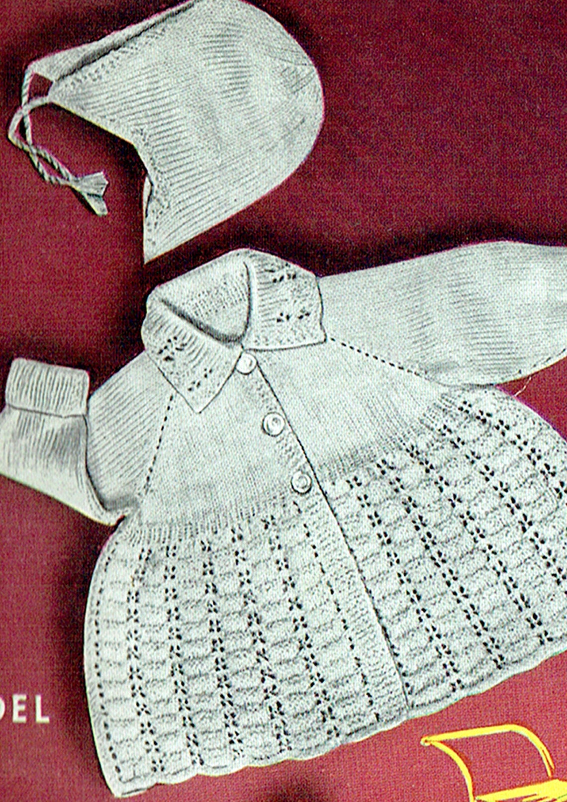 PDF Vintage Baby Knitting Pattern 1950s Sirdar 78 Sunshine | Etsy