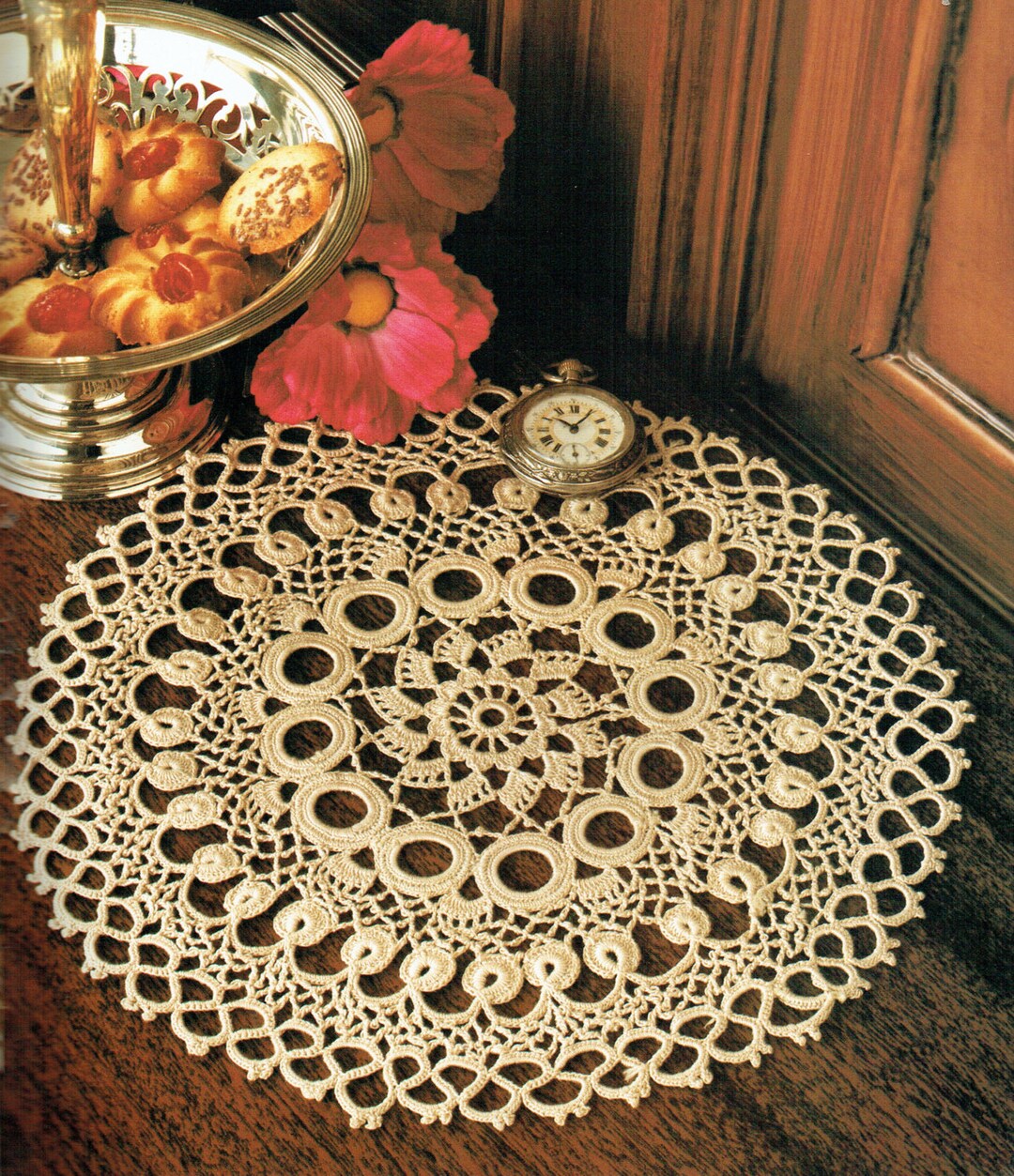 PDF 1970s Luxury Lace Doily Irish-crochet Pattern, Rustic, Cottage Chic ...