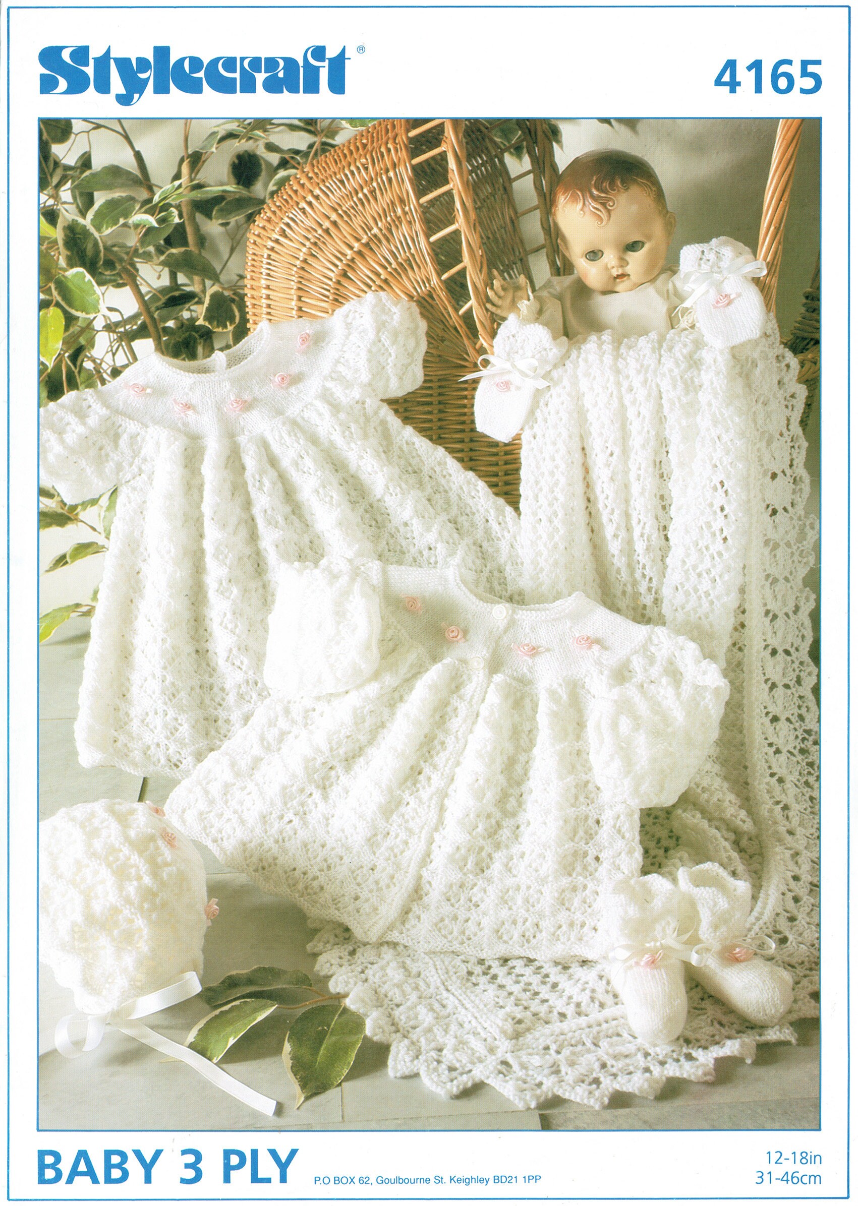 PDF Baby Knitting Pattern Christening Heirloom Layette Victorian ...