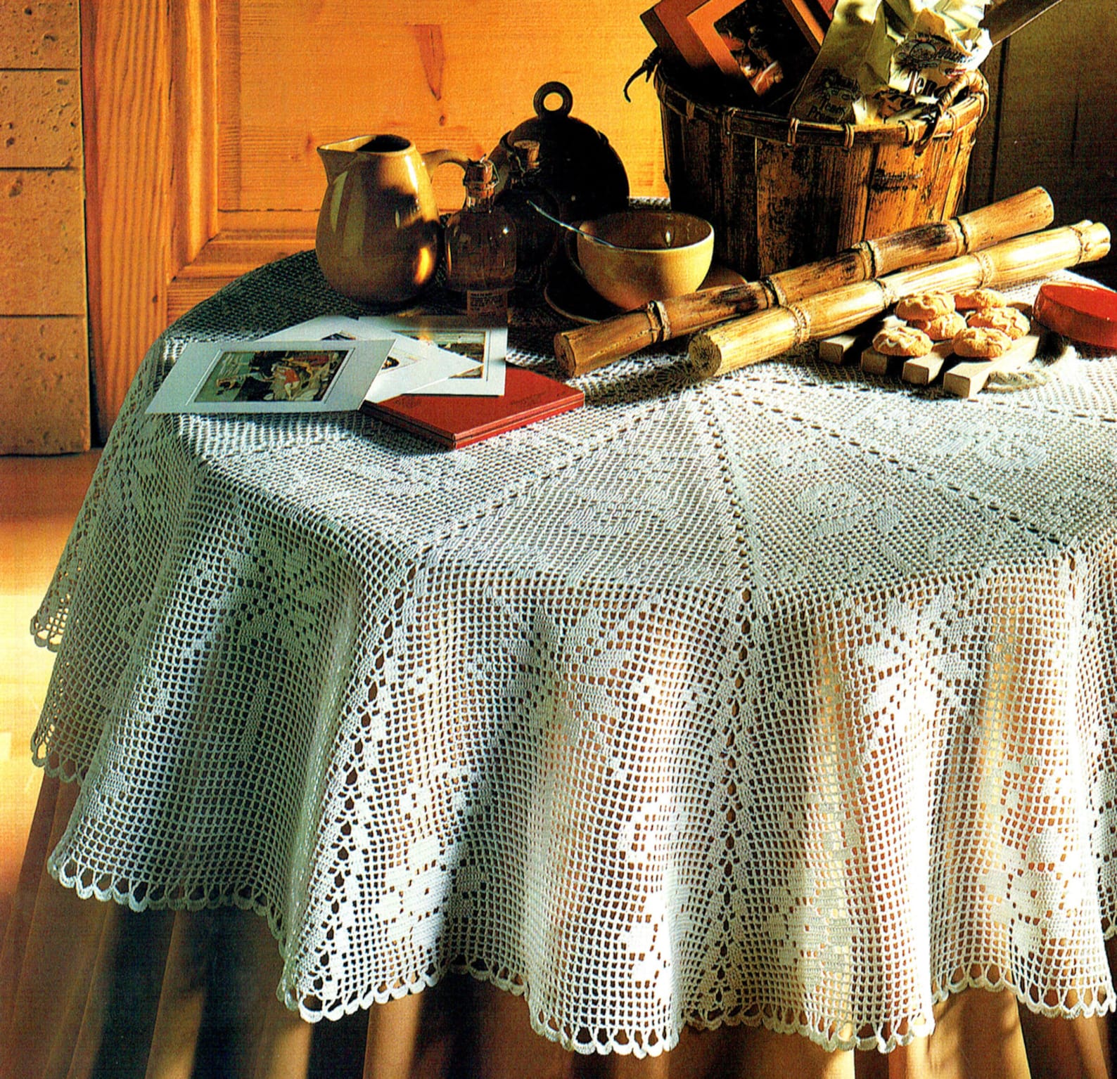 PDF Stunning Dutch Lacy 'snowflake' Tablecloth Filet-crochet Pattern ...