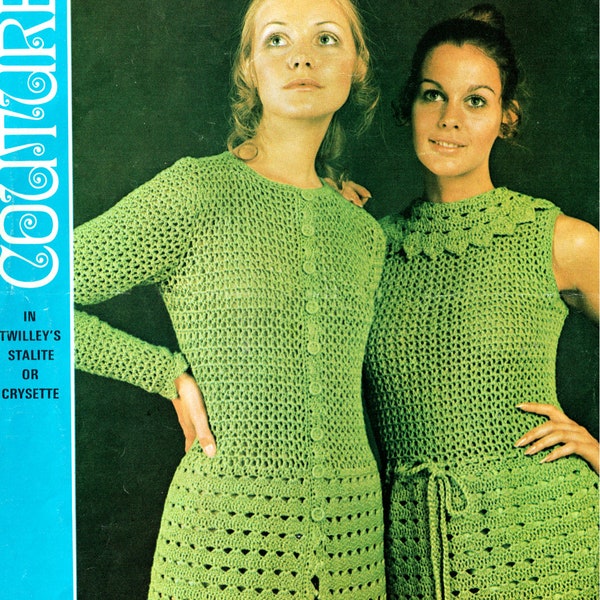 PDF Vintage Womens Ladies Loopy Stitch Jackets Knitting Pattern 1970s ...