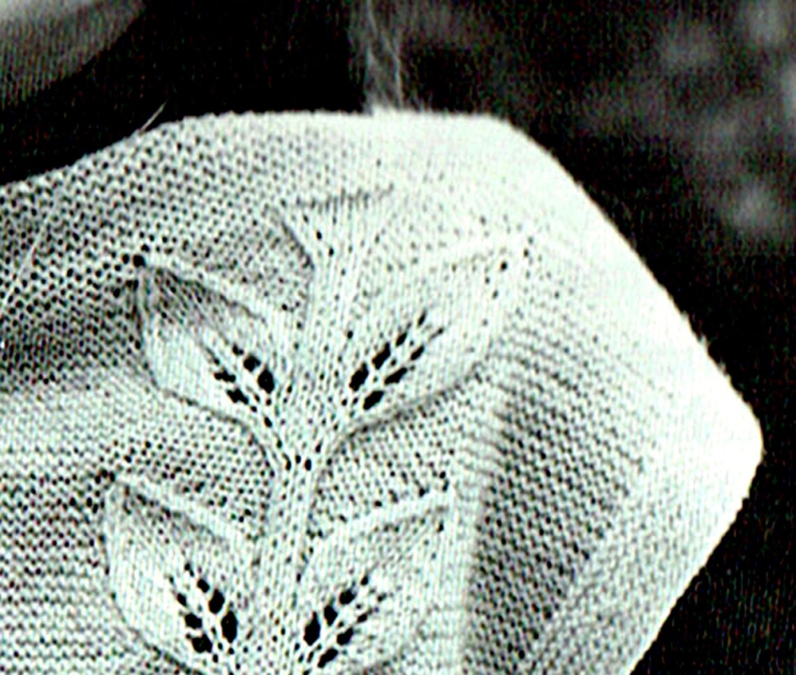 PDF Pretty Girls 'cascading Leaves' Tabard Knitting - Etsy UK