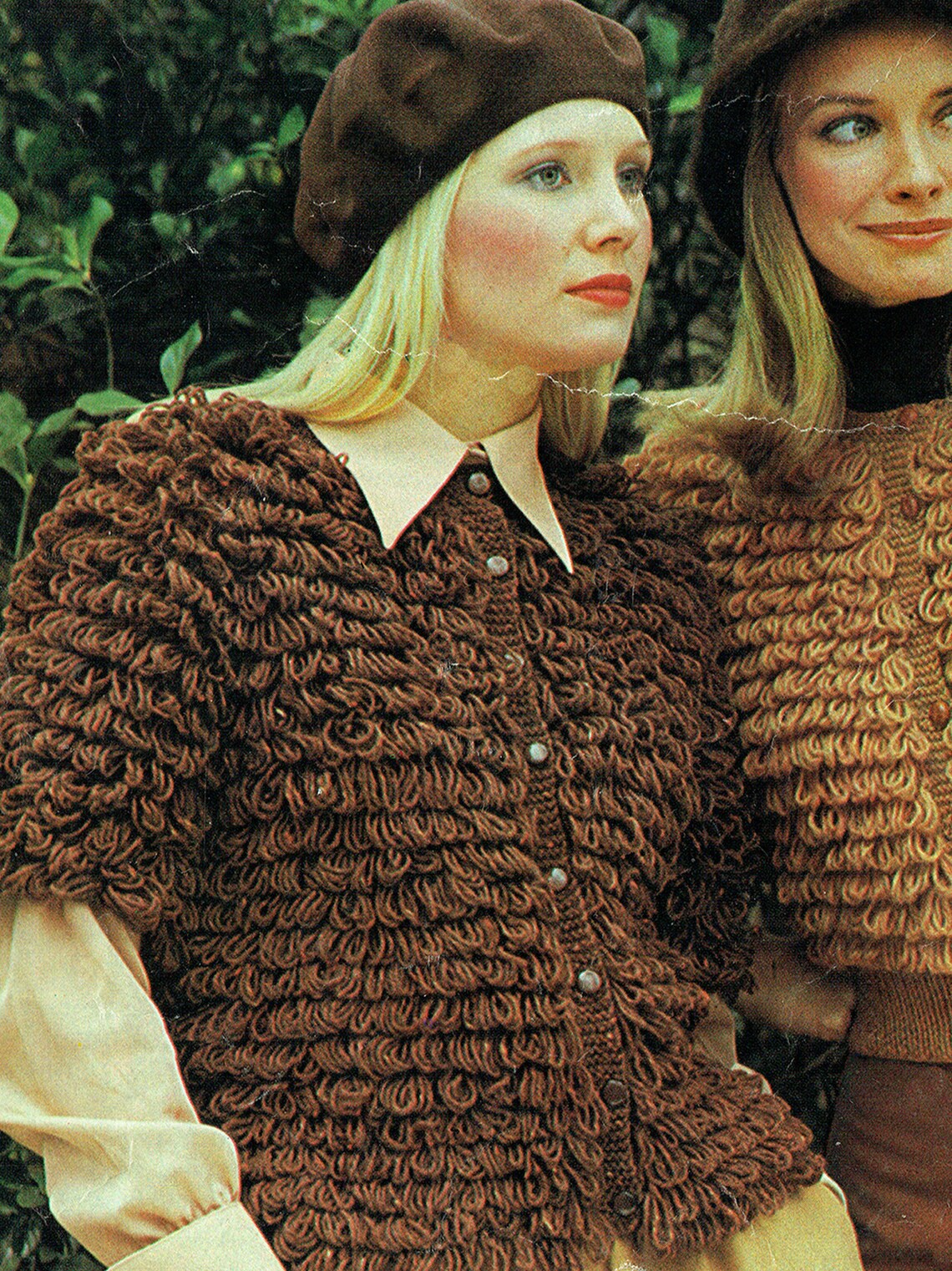 PDF Vintage Womens Ladies Loopy Stitch Jackets Knitting Pattern 1970s ...