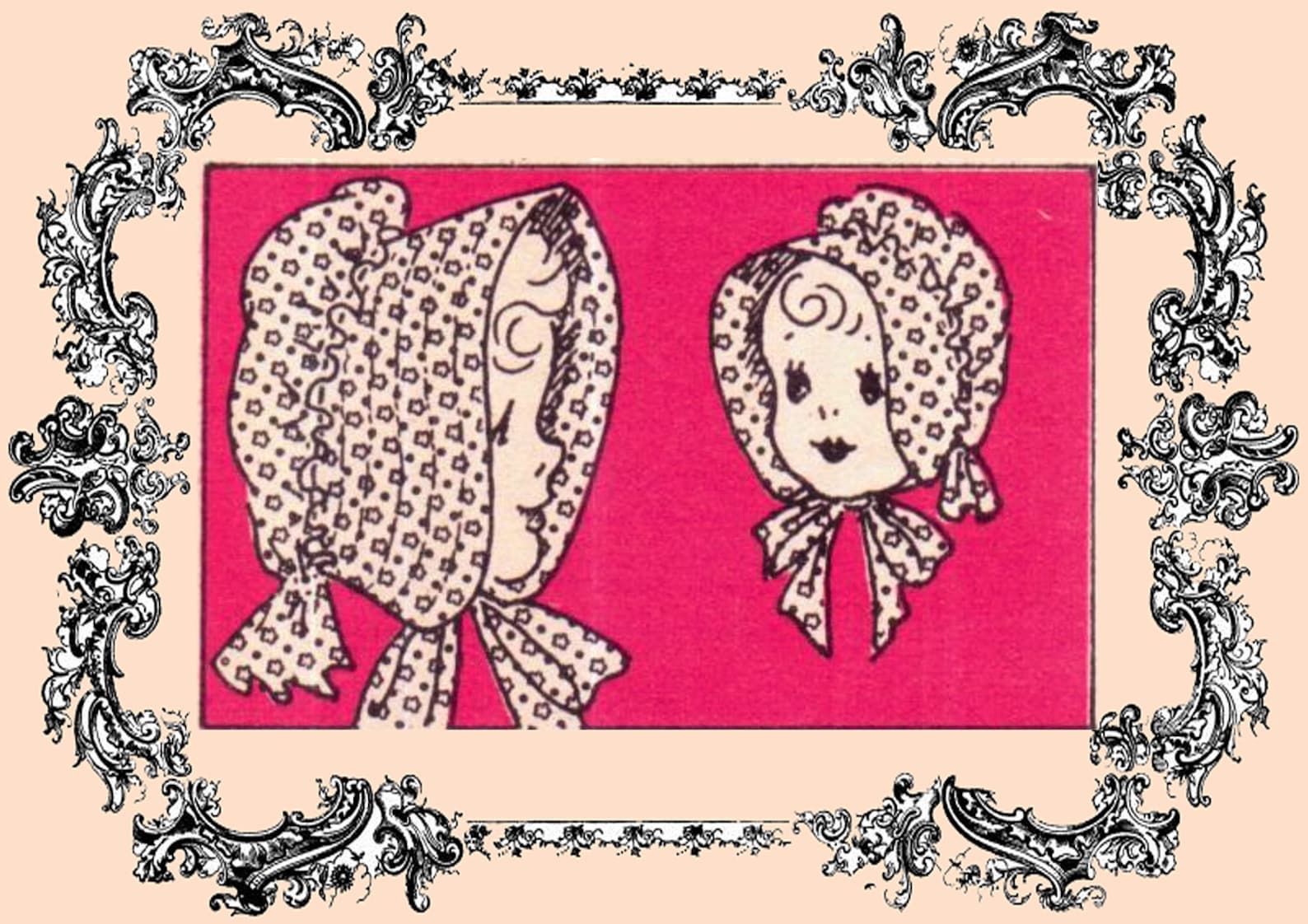 PDF Vintage Traditional VICTORIAN REGENCY Bonnet Sewing - Etsy