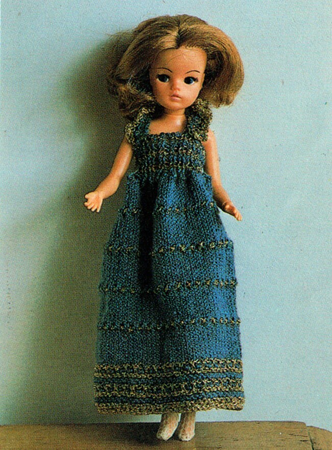 PDF Vintage Sindy Barbie Doll Clothes Knitting Pattern 1980s Fashion ...