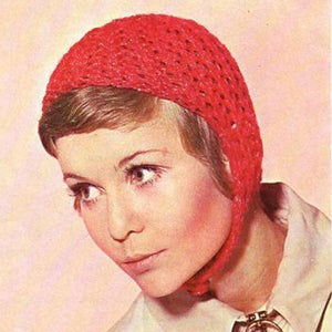 Pdf Vintage Ladies Hat Helmet Knitting Pattern 1960s Patons 9893 HEAD ...
