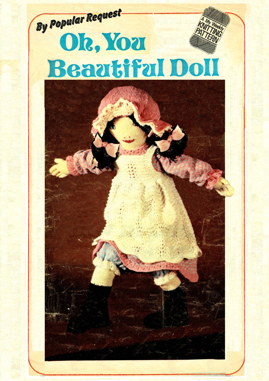 PDF Tall Victorian Style Rag Doll & Doll Clothes Knitting - Etsy UK