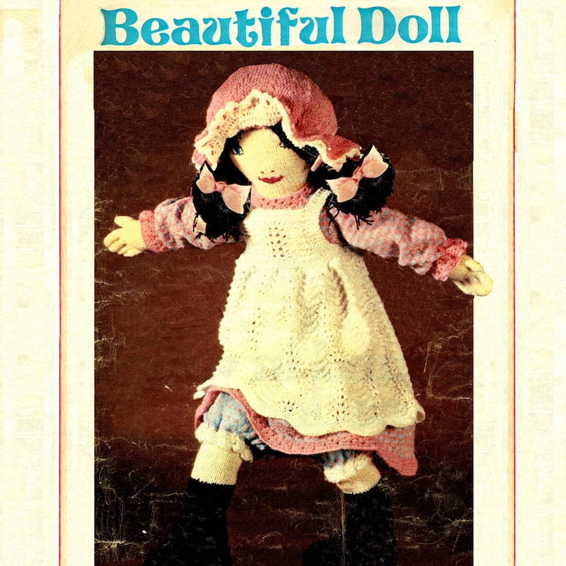 Vintage Rag Doll - Etsy