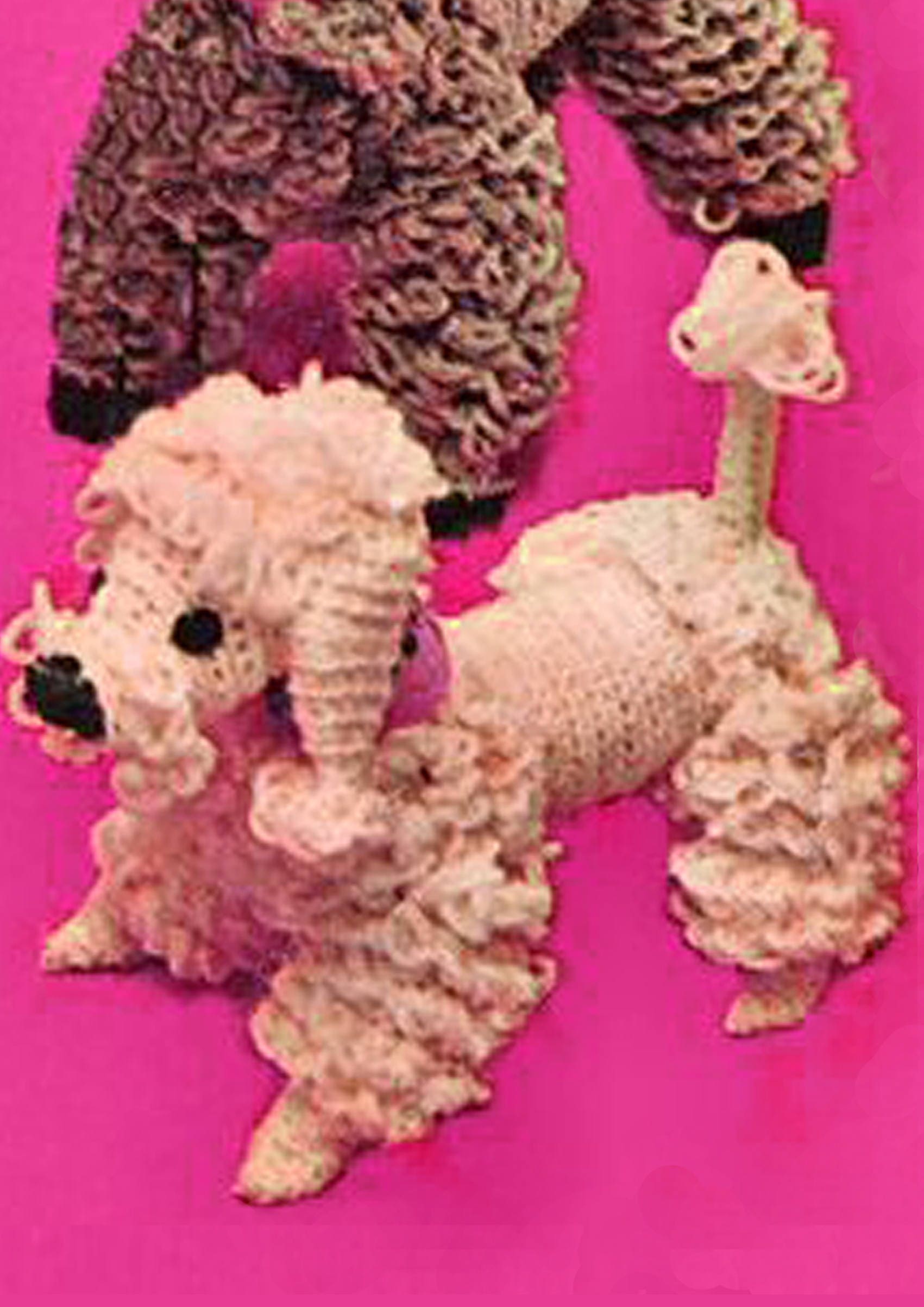 PDF Vintage POODLE Crochet Pattern 1960s Kitsch Toy Teddy - Etsy