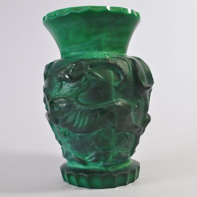 Czech Malachite Art - Etsy UK