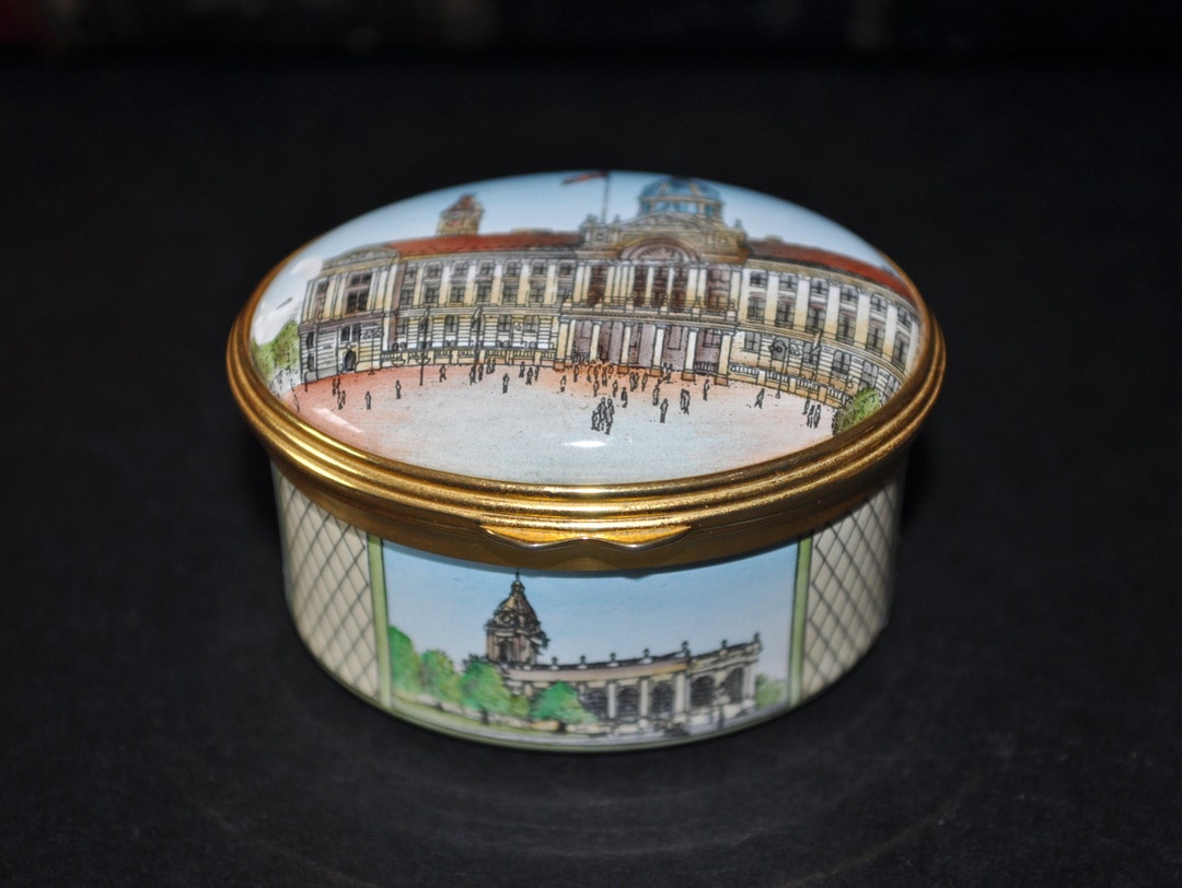 Vintage Halcyon Days Ltd Edition Enamel Pill Box Victoria Law - Etsy UK