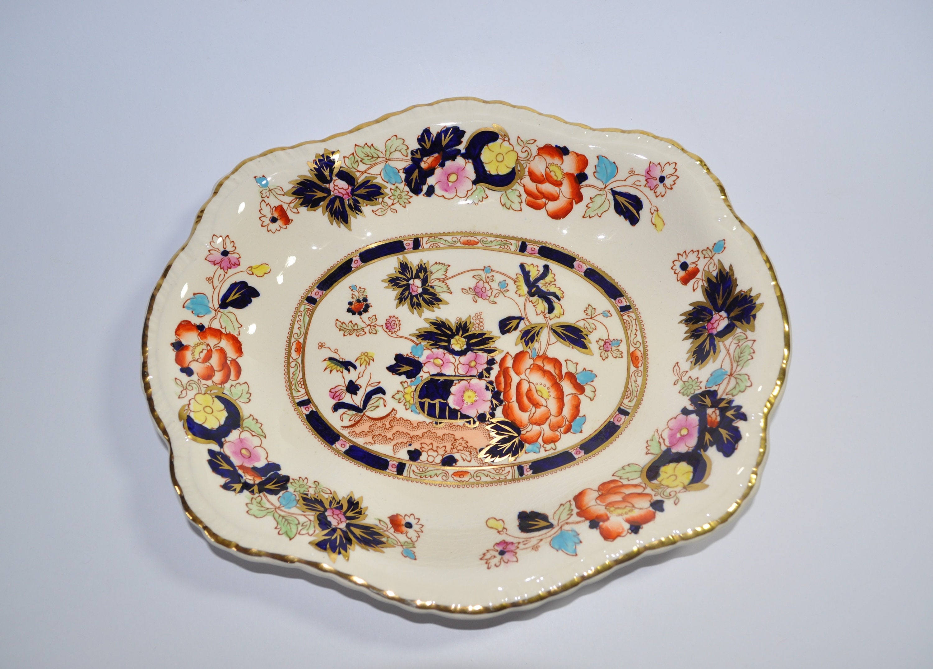Antique Mason's Ironstone mandarin Dish / - Etsy