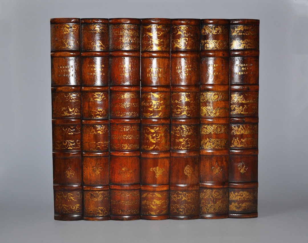 Vintage Theodore Alexander Book Spine, Faux Books - Etsy UK