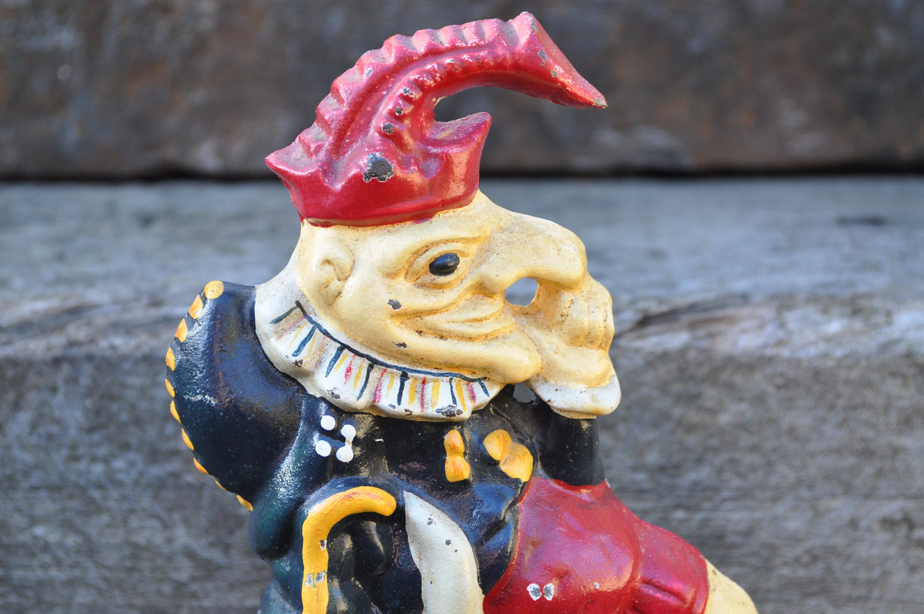 Antique Cast Iron Pair Punch & Judy Door Stops - Etsy UK