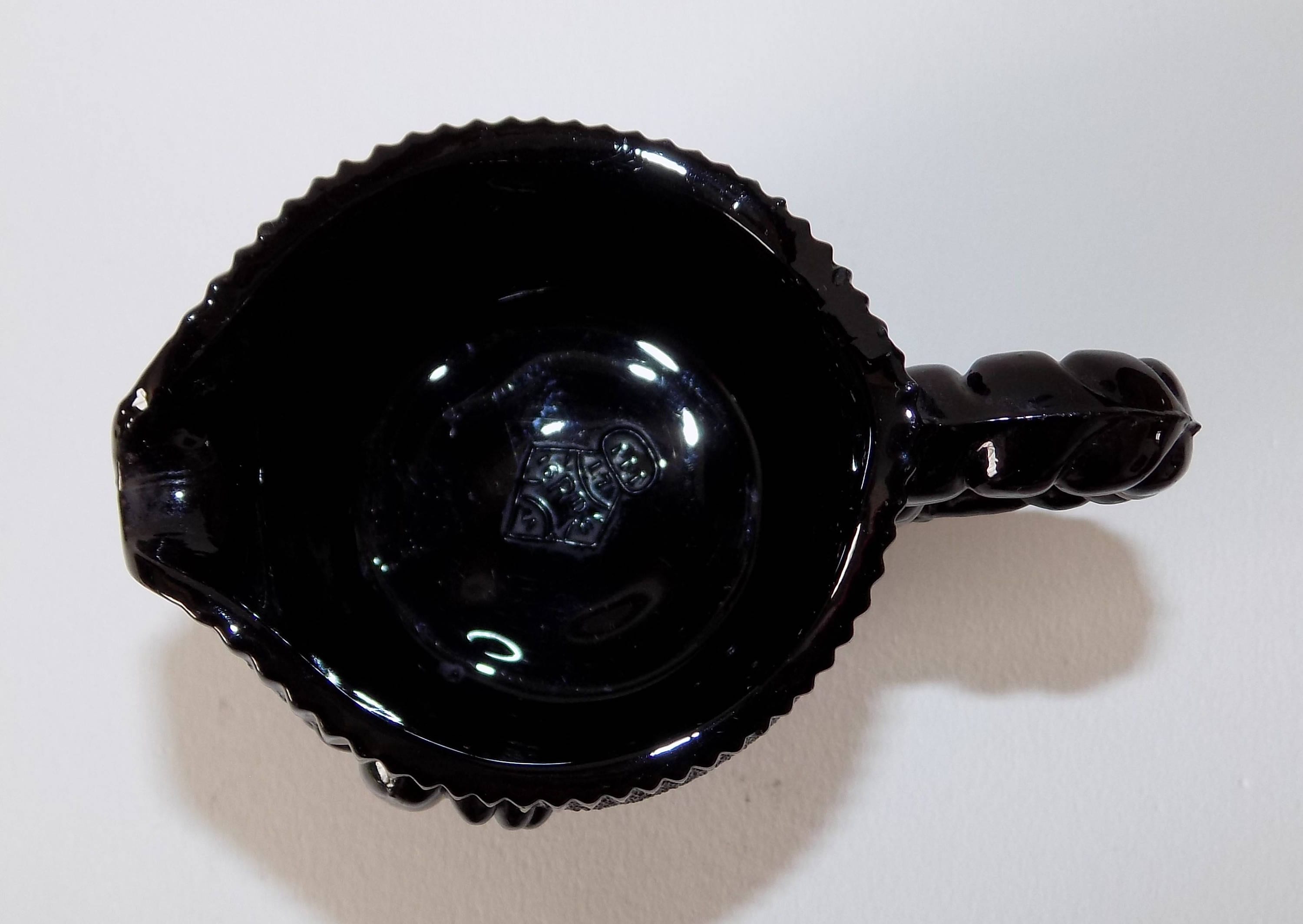 Antique Victorian Sowerby Black Milk Glass Cream Jug & Sugar - Etsy UK