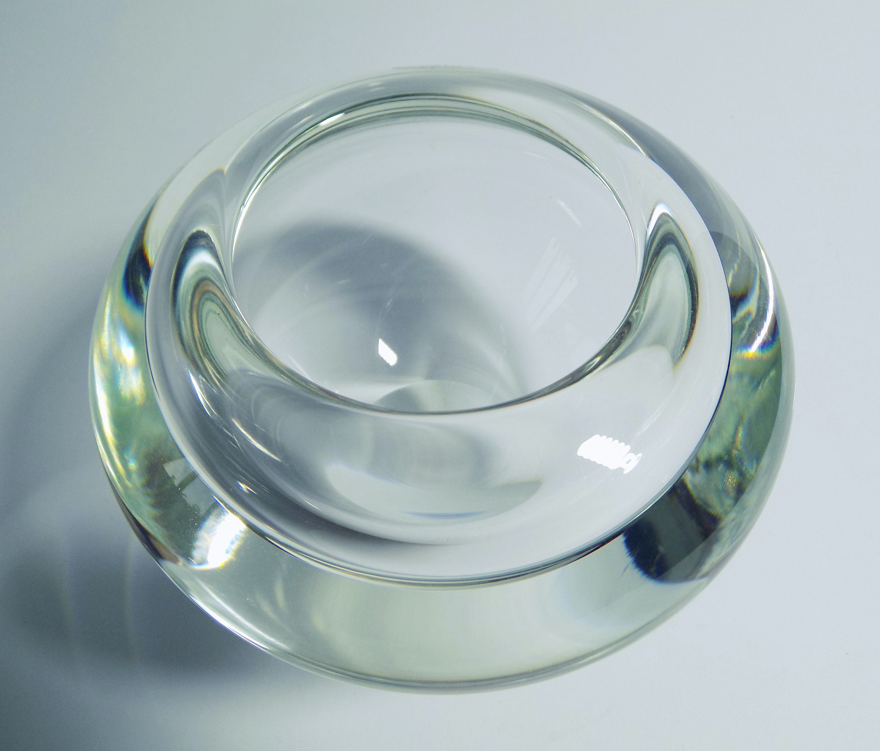 Large Vintage Sabina Rymanow Poland Heavy Art Glass Bowl - Etsy Singapore