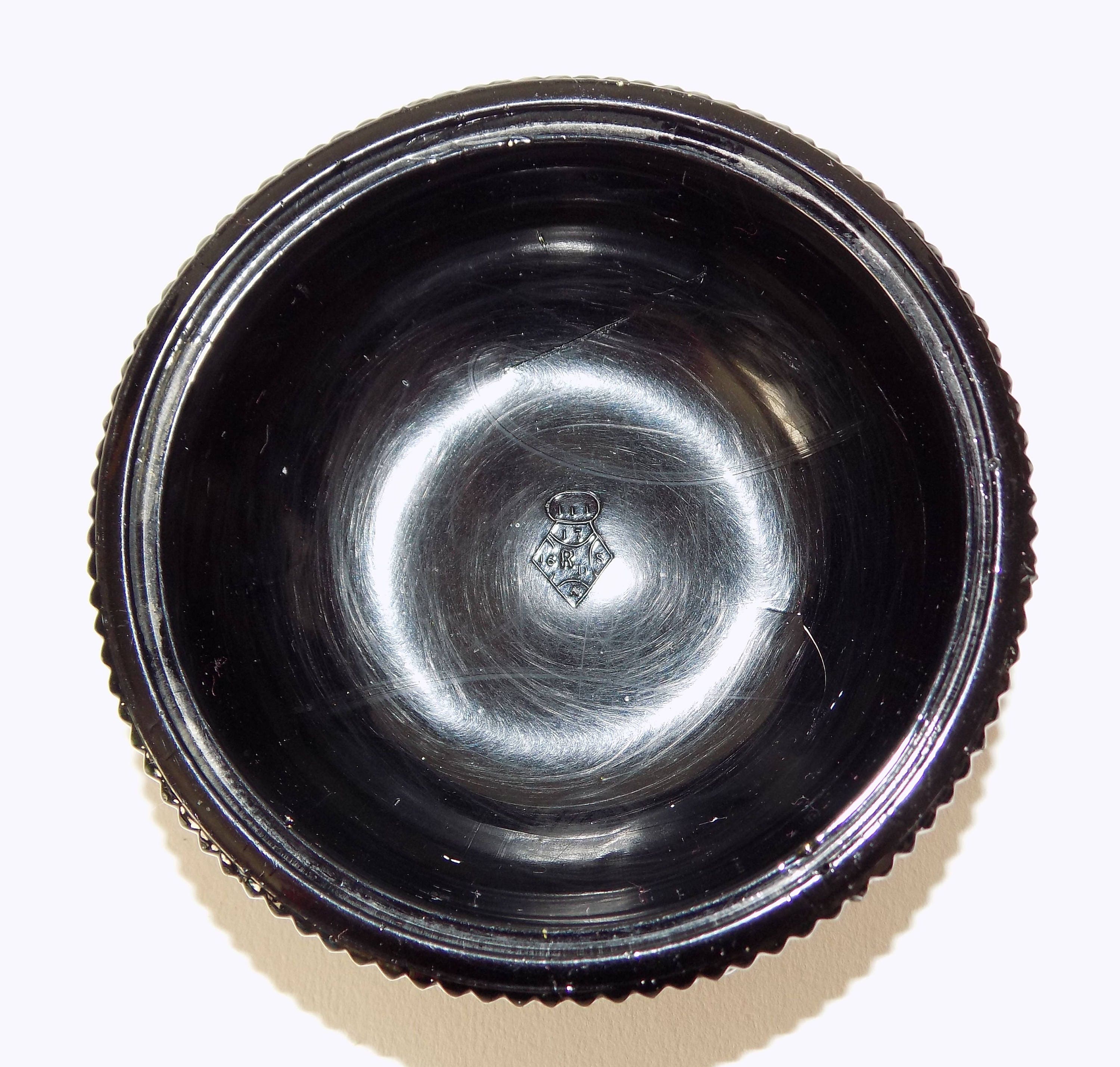 Antique, Victorian Sowerby Black Milk Glass Cream Jug & Sugar Bowl ...