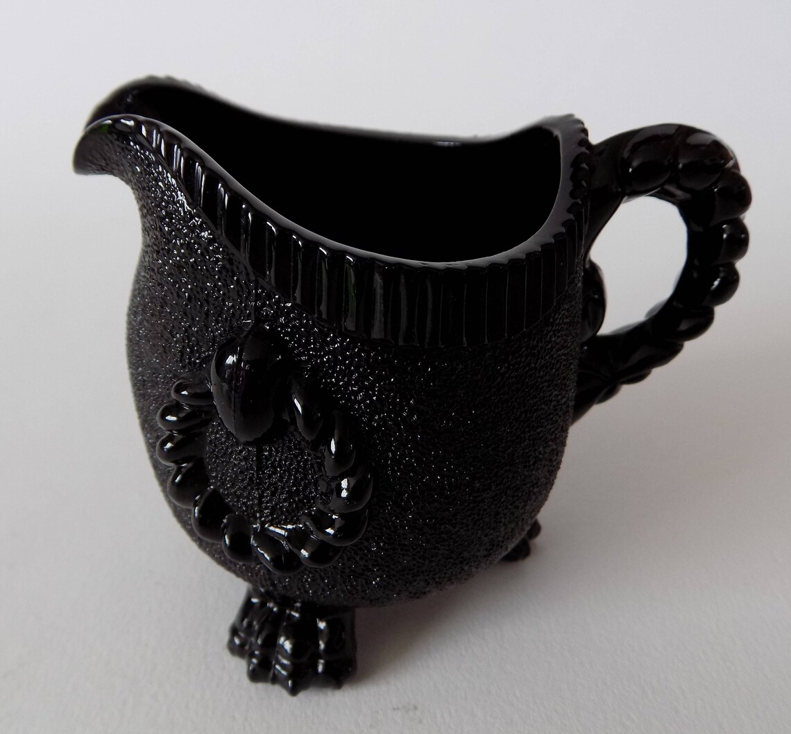 Antique Victorian Sowerby Black Milk Glass Cream Jug & Sugar - Etsy UK