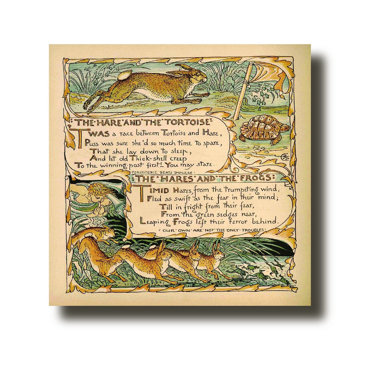 Digital Image Aesops Fables | Aesops Fables Illustrations 1880s ...