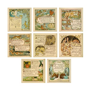 Digital Image Aesops Fables | Aesops Fables Illustrations 1880s ...