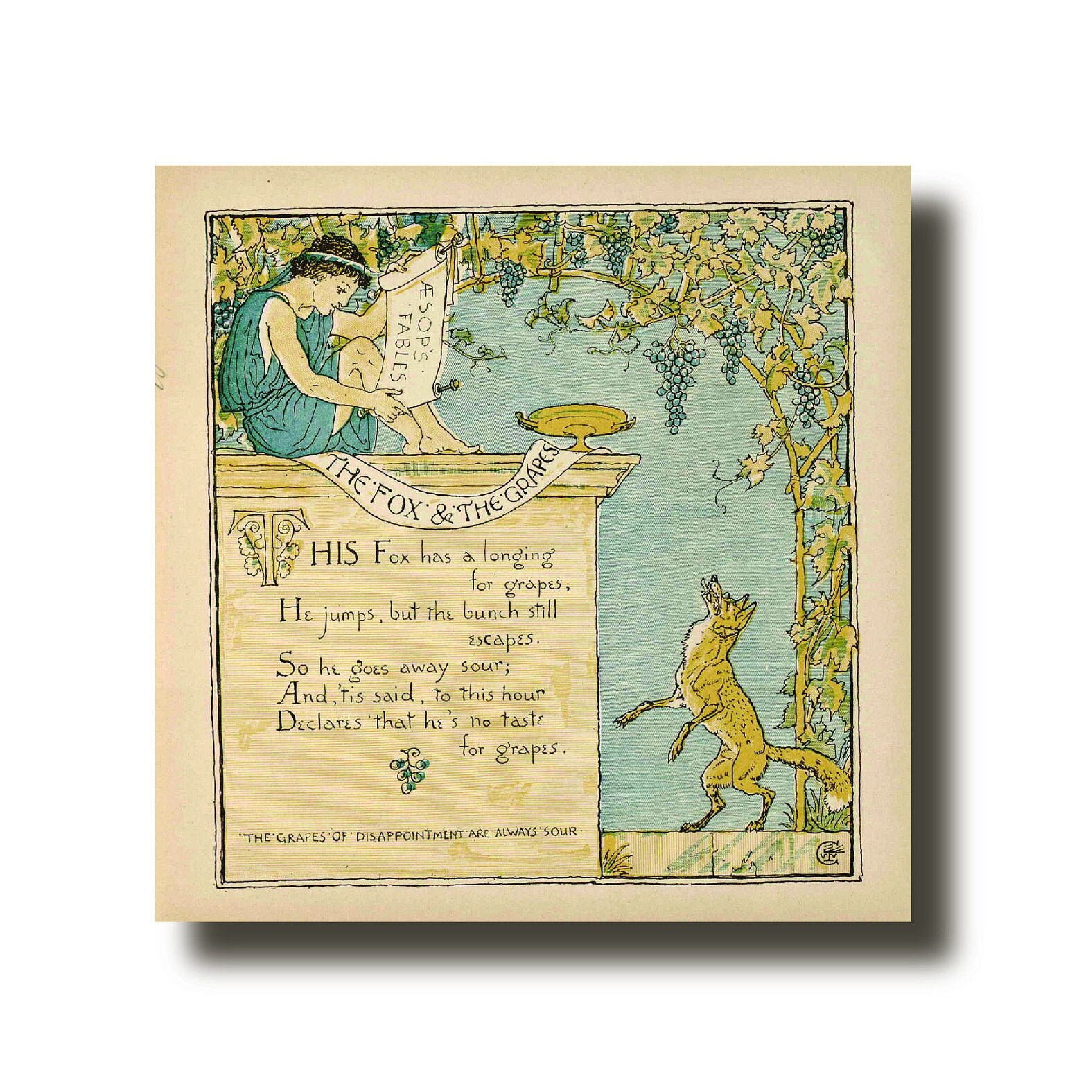 Digital Image Aesops Fables | Aesops Fables Illustrations 1880s ...