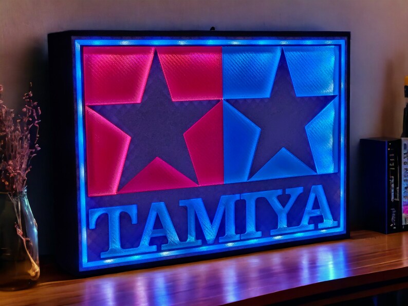 Tamiya Model Kits R/C Japanese Sign Light Box Wall Decor LED Display - Etsy